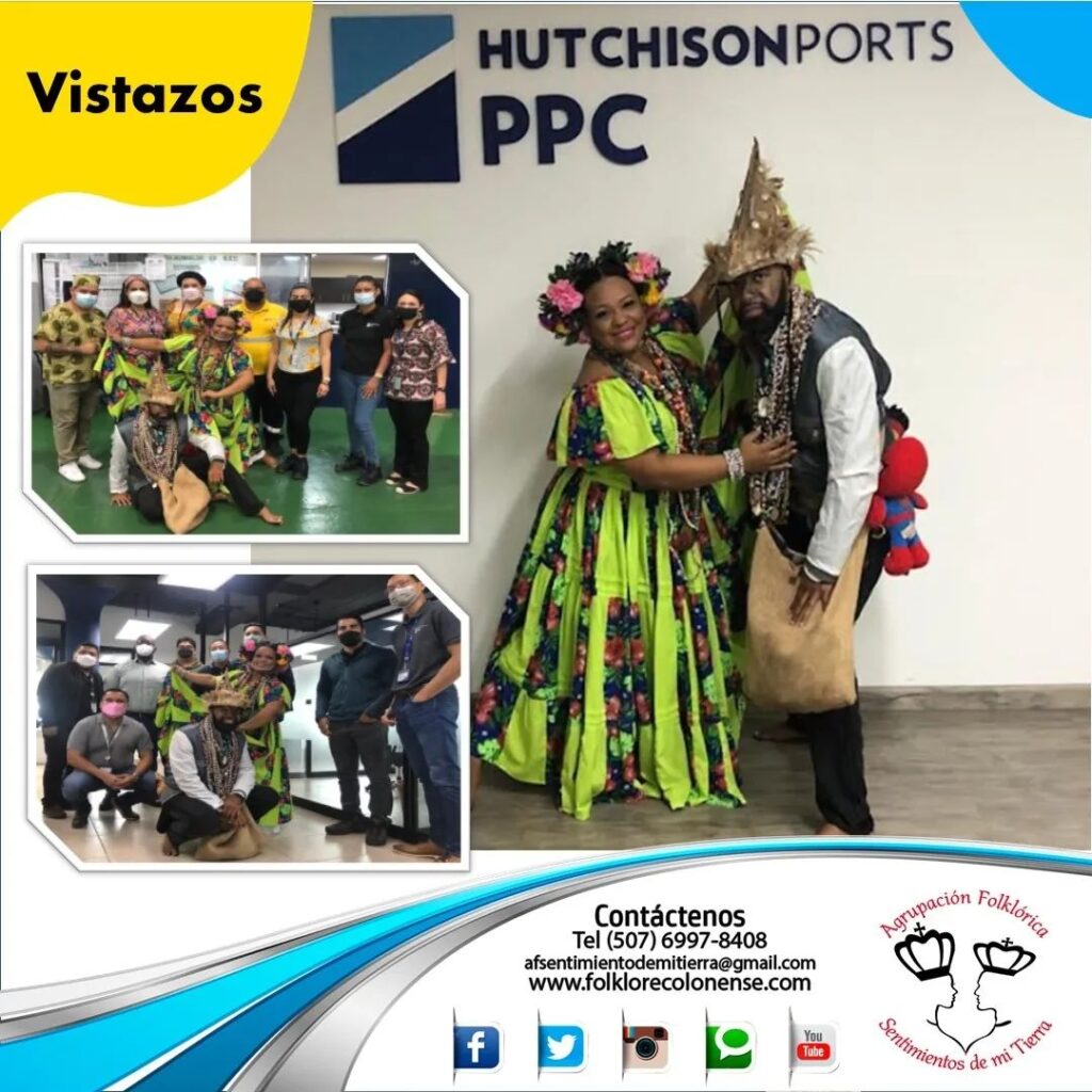 Hutchison Ports celebra la Etnia Negra – Folklore Colonense